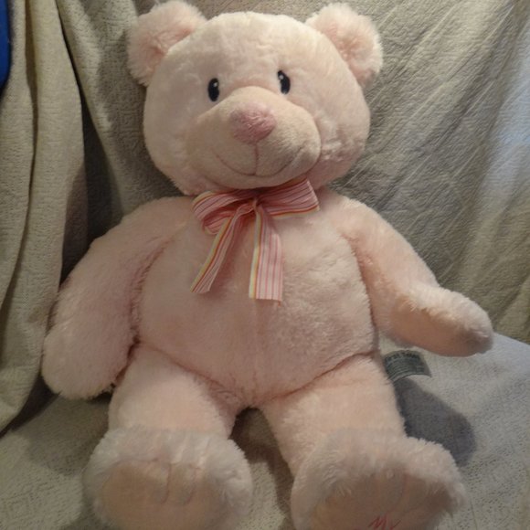 Russ | Toys | Russ Large Pink Plush My First Teddy Bear 2 | Poshmark